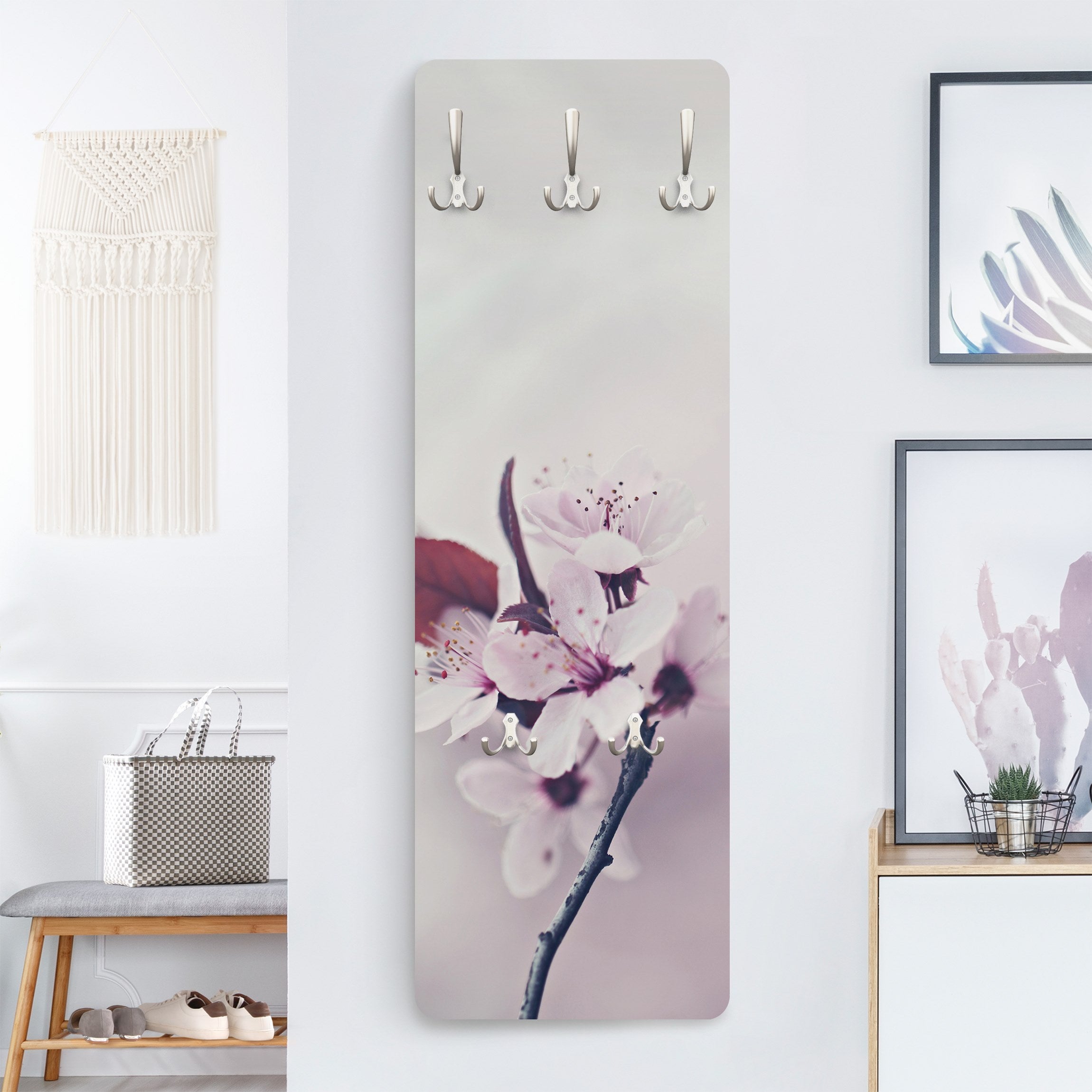 Perchero de pared motivo percha de pared madera perchero recibidor ...