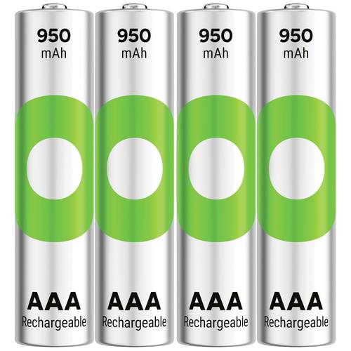 Batteria GP ReCyko AAA Micro NiMH 950 mAh 12 V da 4 | Leroy Merlin