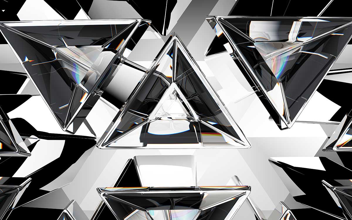 Tableau Triangle d'acier - 80x50cm - made in France | Leroy Merlin