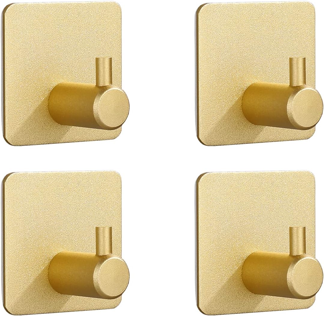 Lot de 4 crochets adhésifs résistants pour manteaux, à ventouse, pour ...
