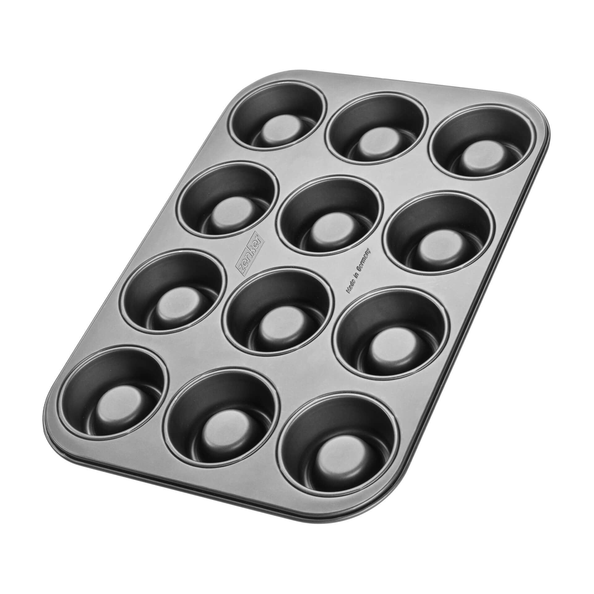 Zenker Stampo per Cupcake 12 impronte forma convessa, linea Black ...
