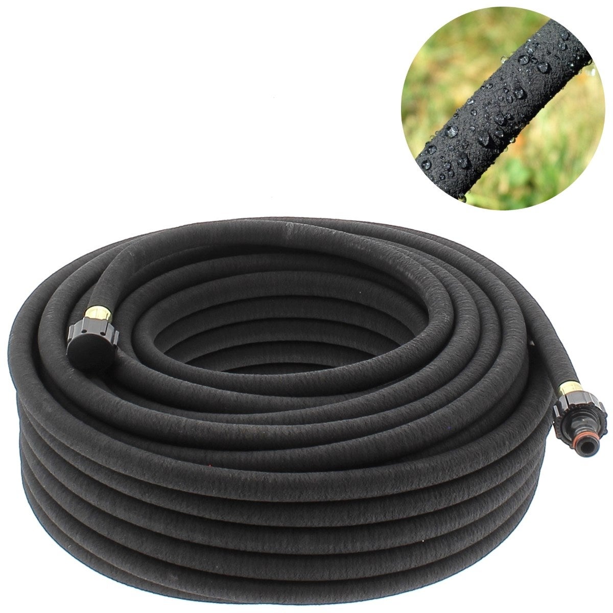 Tuyau d'arrosage micro-poreux Ø 12.5 mm (1/2 pouce) - Longueur 30 ...