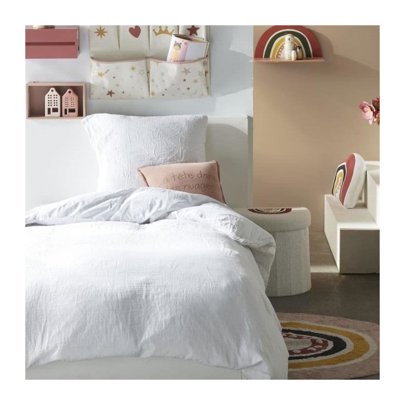 Parure de lit - TODAY - 123318 - 1 personne - 140x200 cm - Gaze de ...
