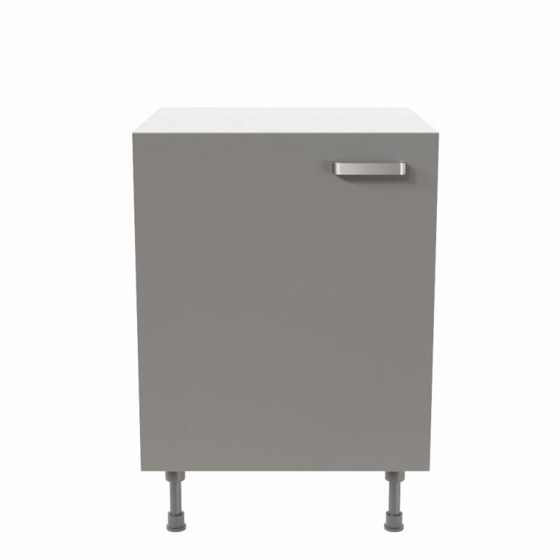 Meuble de cuisine bas - 60 cm Gris | Leroy Merlin