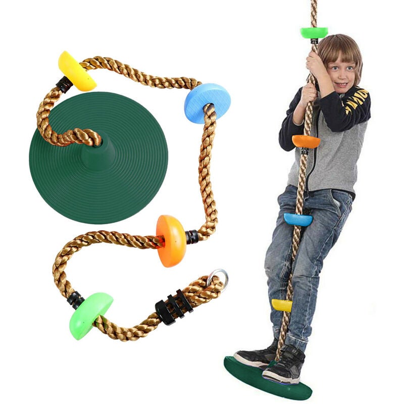 Balançoire d'arbre de Corde d'escalade pour Enfants avec 30cm Disques ...