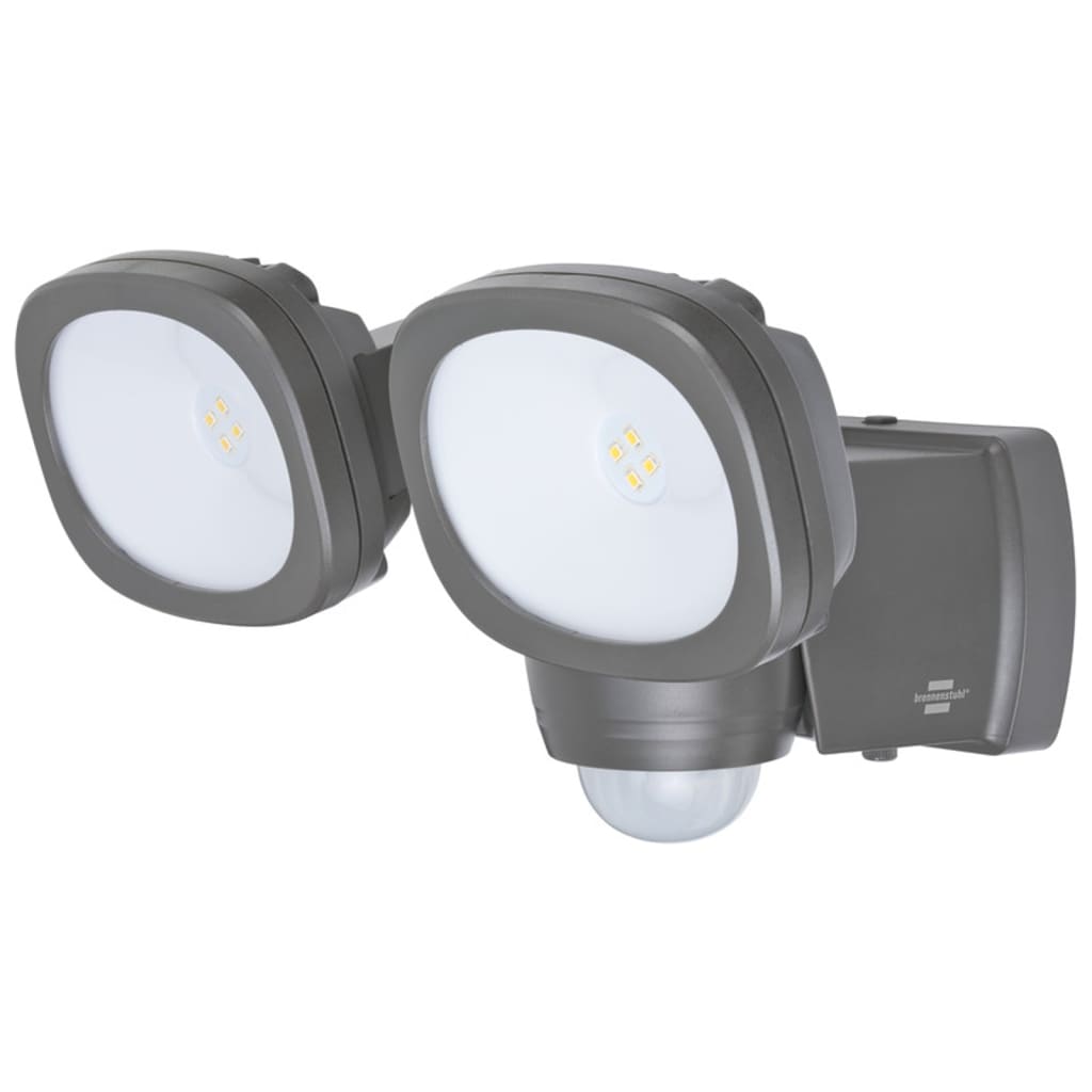 Foco LED de pared doble a batería LUFOS 420 con detector de movimiento ...