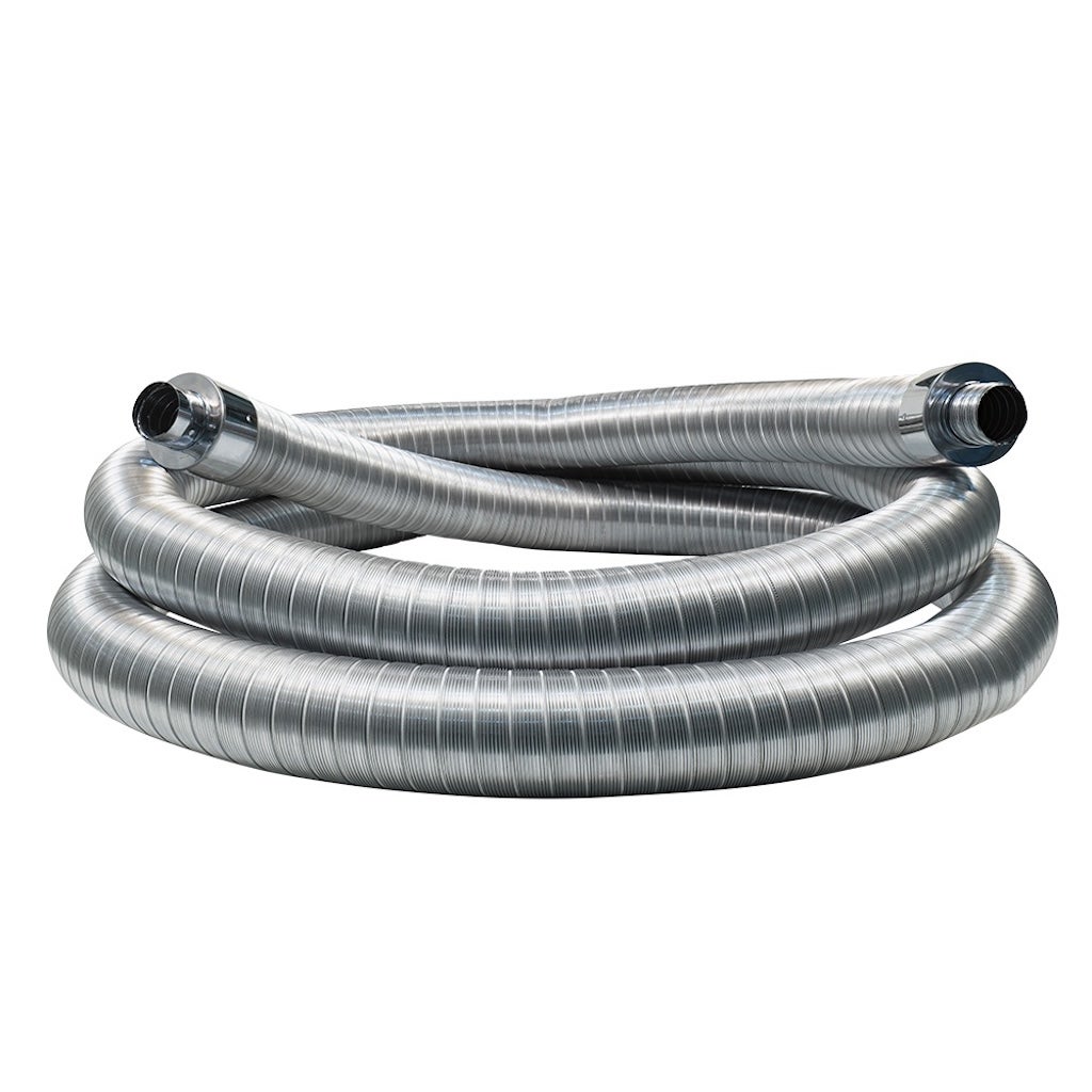 Conduit flexible isolé lisse – Ø100 mm – Inox 316L – Longueur 5 m ...