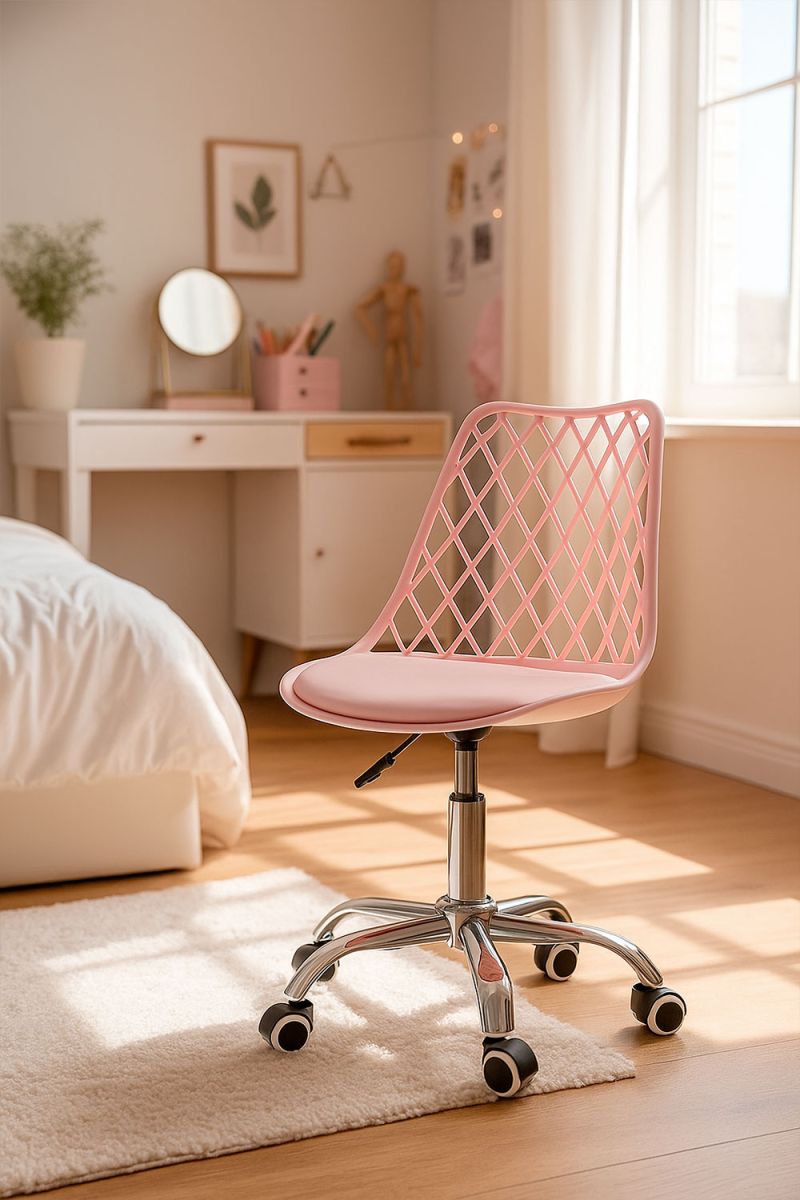 Silla Mima Office - Rosa | Leroy Merlin