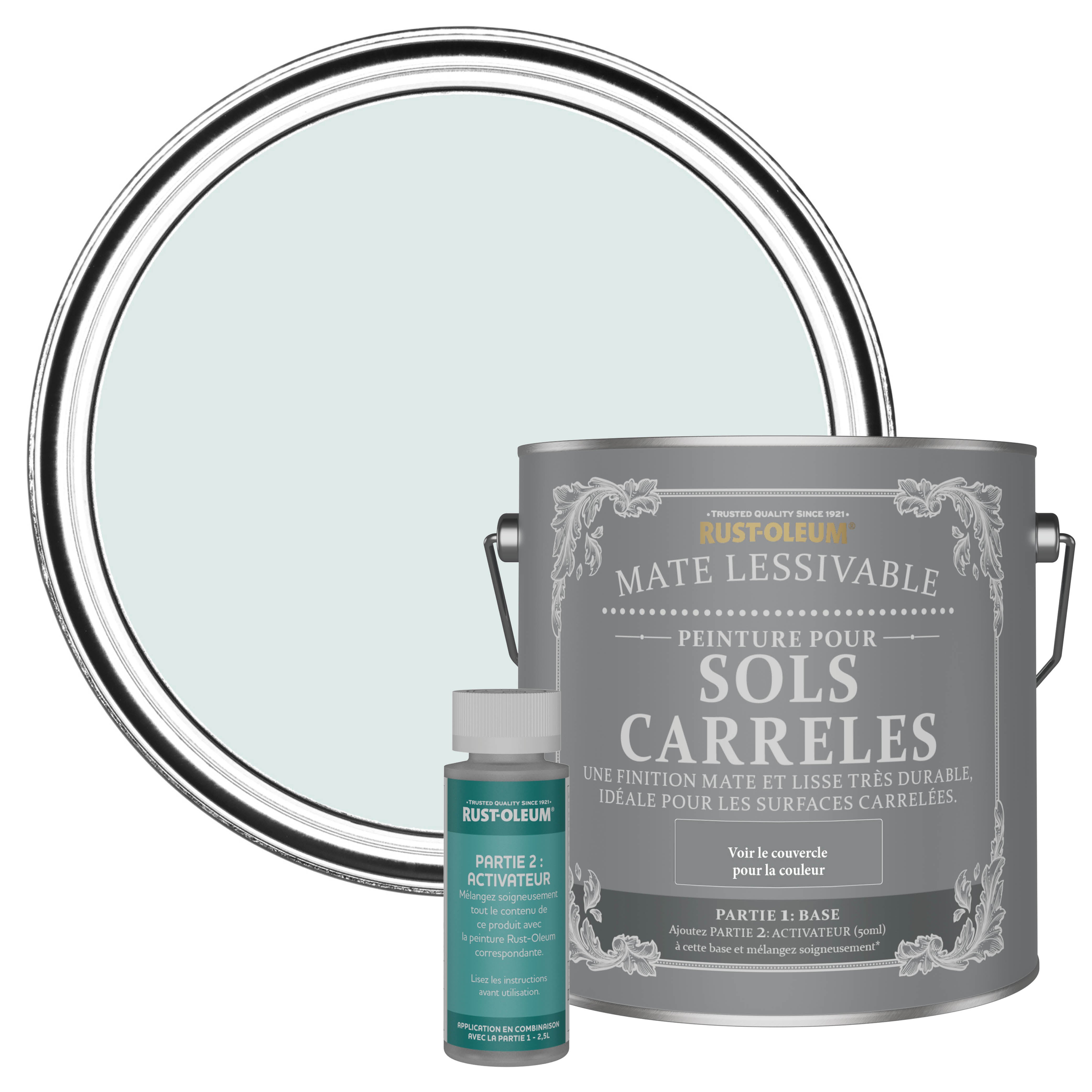 Rust-Oleum Peinture pour Sols Carrelés Mate Lessivable - Marcella 2,5 L ...