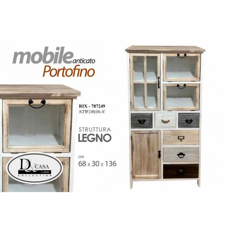 Mueble alto mueble cocina salón 68 x 30 x 136 h | Leroy Merlin