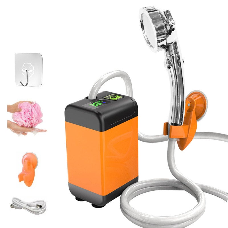 Outdoor Camping Shower Pump with Intelligent Digital Display Electric ...