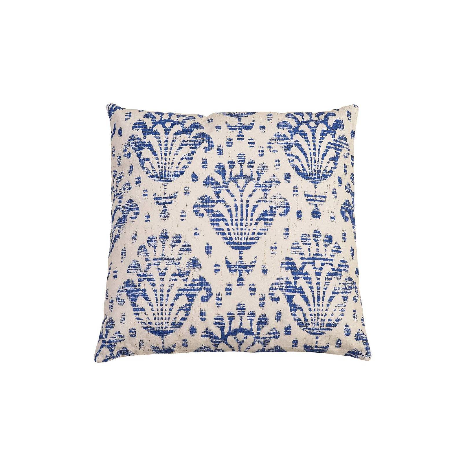 Coussin bleu et blanc blanc et bleu Zozza | Leroy Merlin