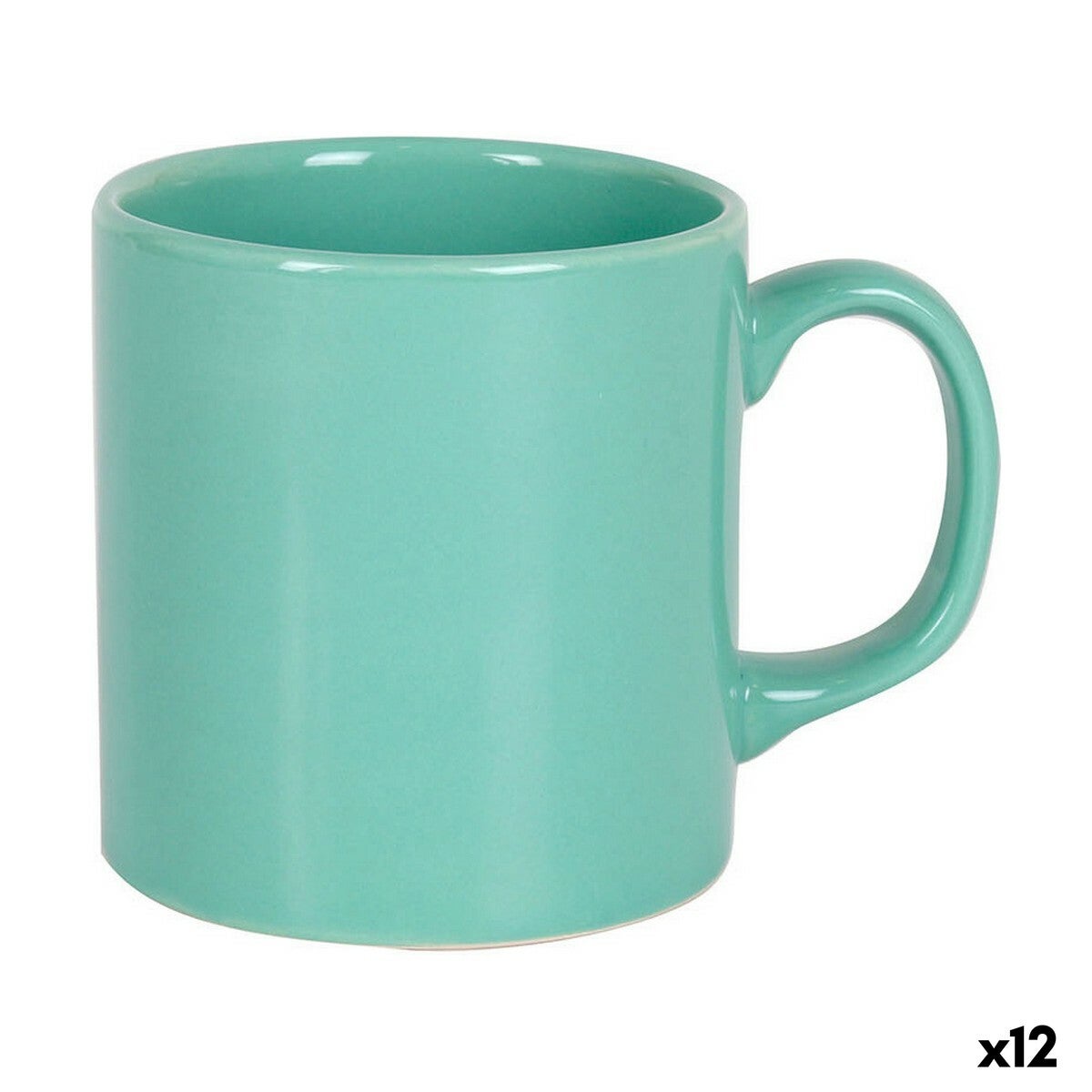 Taza Verde 300 ml Cerámica (12 Unidades) | Leroy Merlin