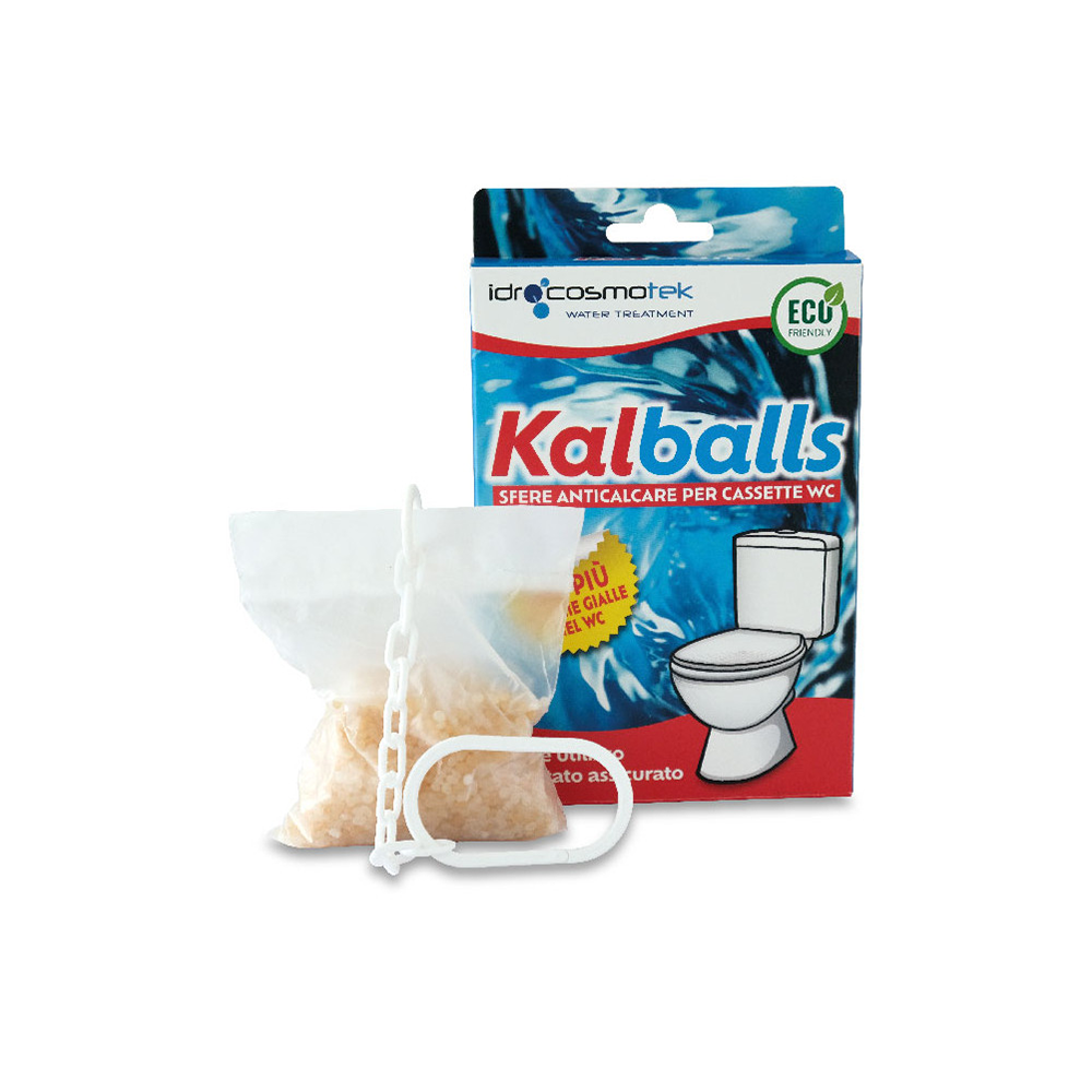 Kalballs trattamento anticalcare ecosostenibile cassette scarico wc ...