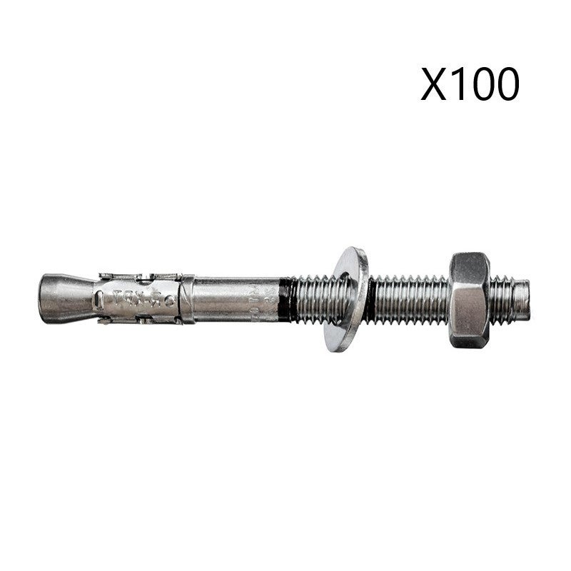 Boite de 100 Goujons Ancrage RAM 8x75mm Pour Fixation Lourde - 61568 ...