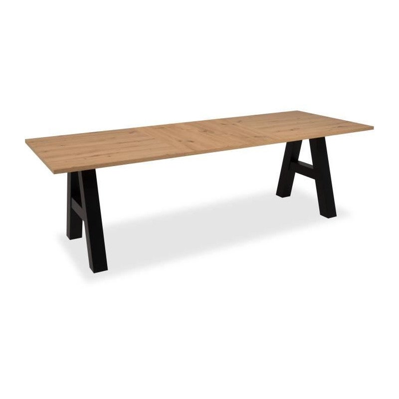 Table a manger GRANADA extensible - Style Industriel - 6/10 personnes ...