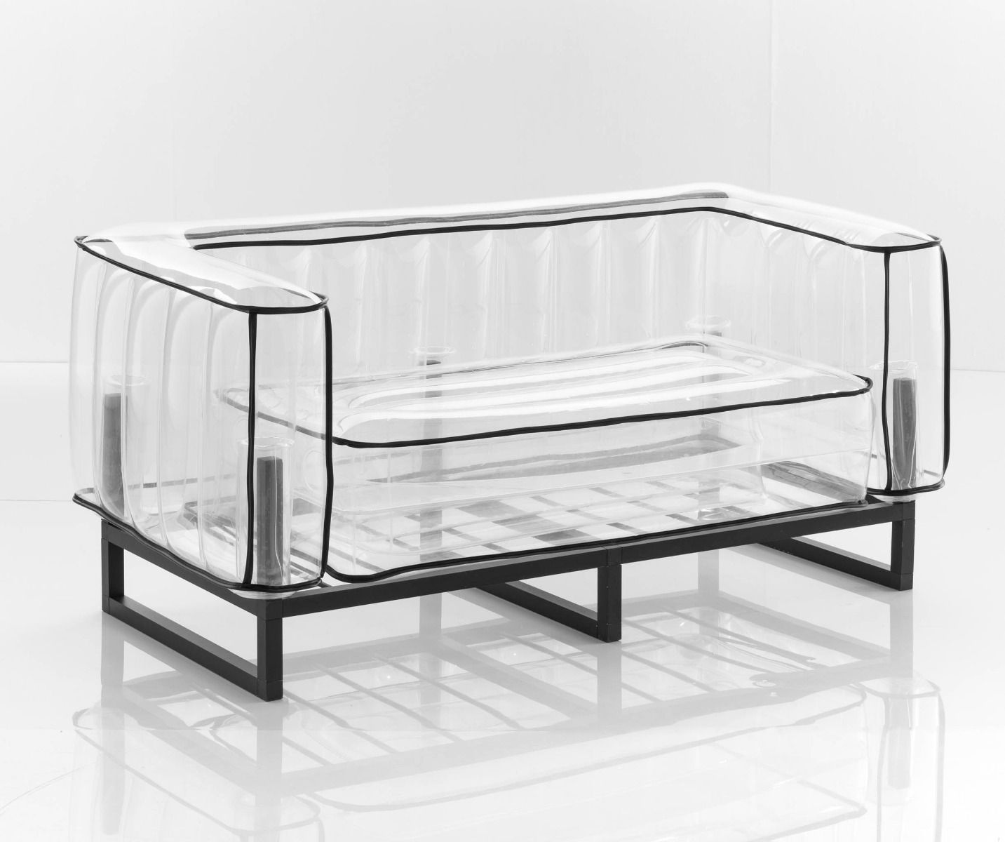 SOFÁ ESTILO YOMI ESTRUCTURA EN ALUMINIO RIBETE NEGRO | Leroy Merlin