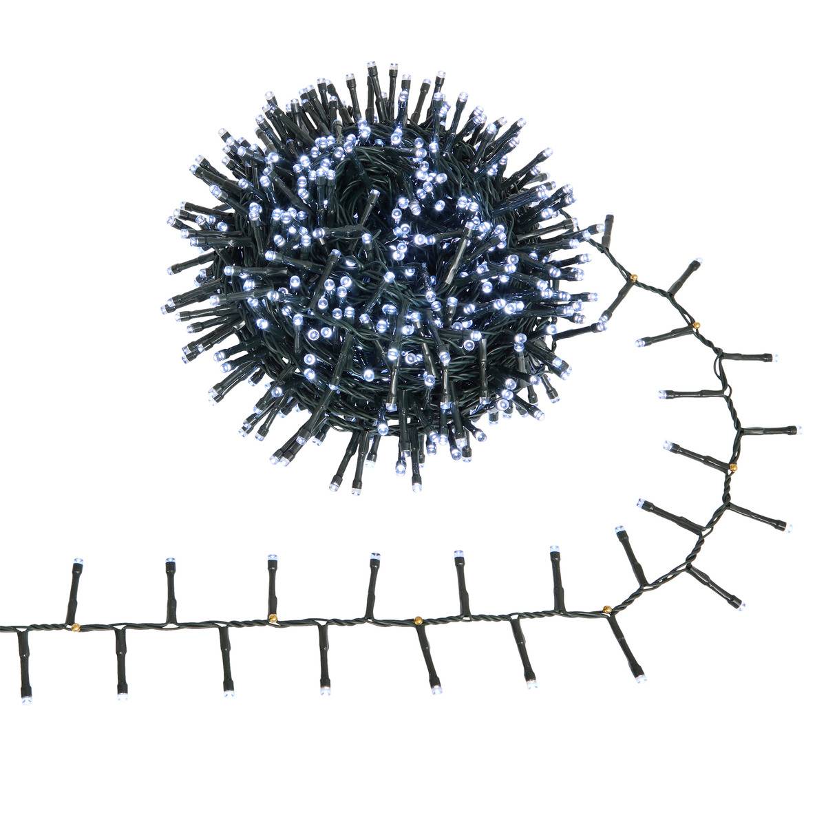 FEERIC LIGHTS & CHRISTMAS - Cluster ext 16m 800l bf sol | Leroy Merlin