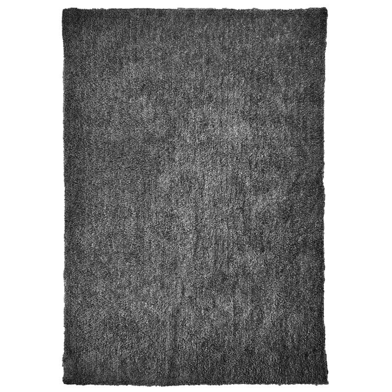 Tapis 200 x 300 cm shaggy à poils courts gris anthracite – COSMOS ...