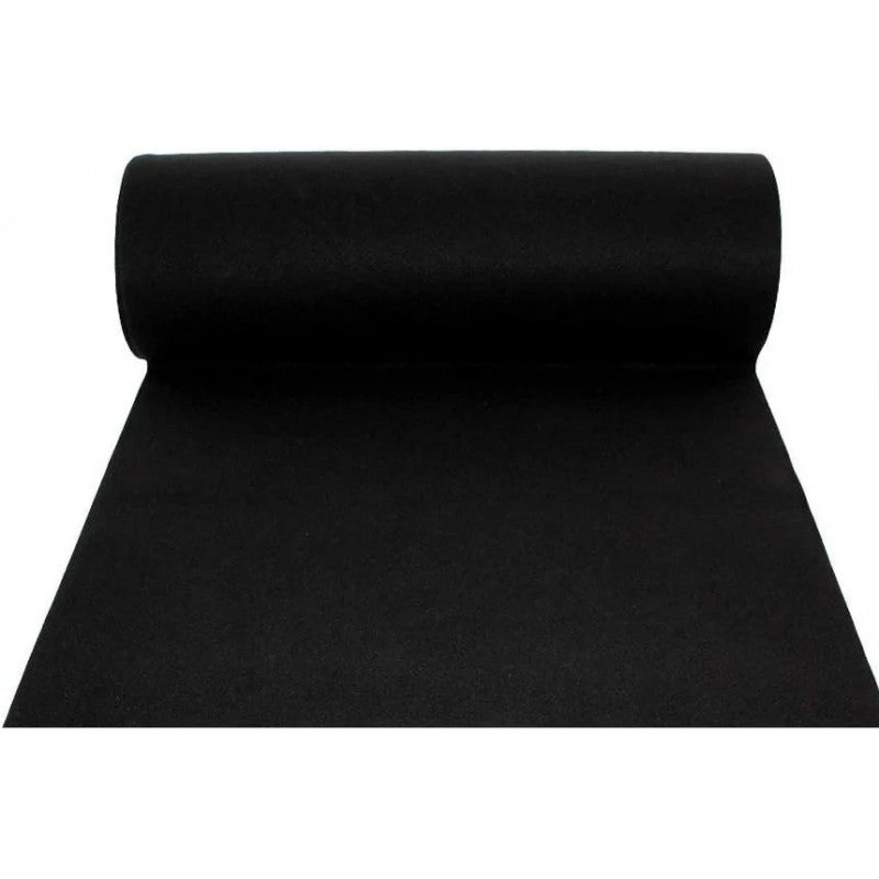 Alfombra de pasillo para uso interior y exterior Negra H 1 x 30 m ...