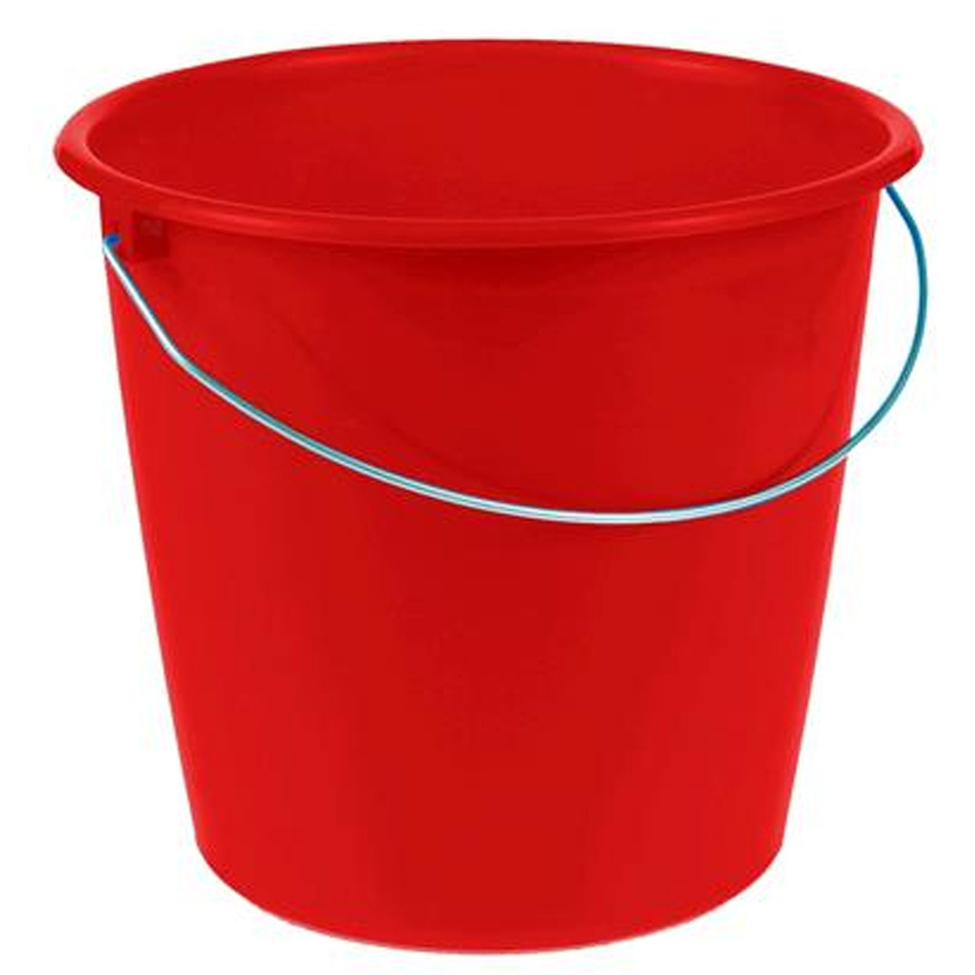 Seau avec poignée en métal, Plastique robuste (PP), Rond, 10 l, Erik ...