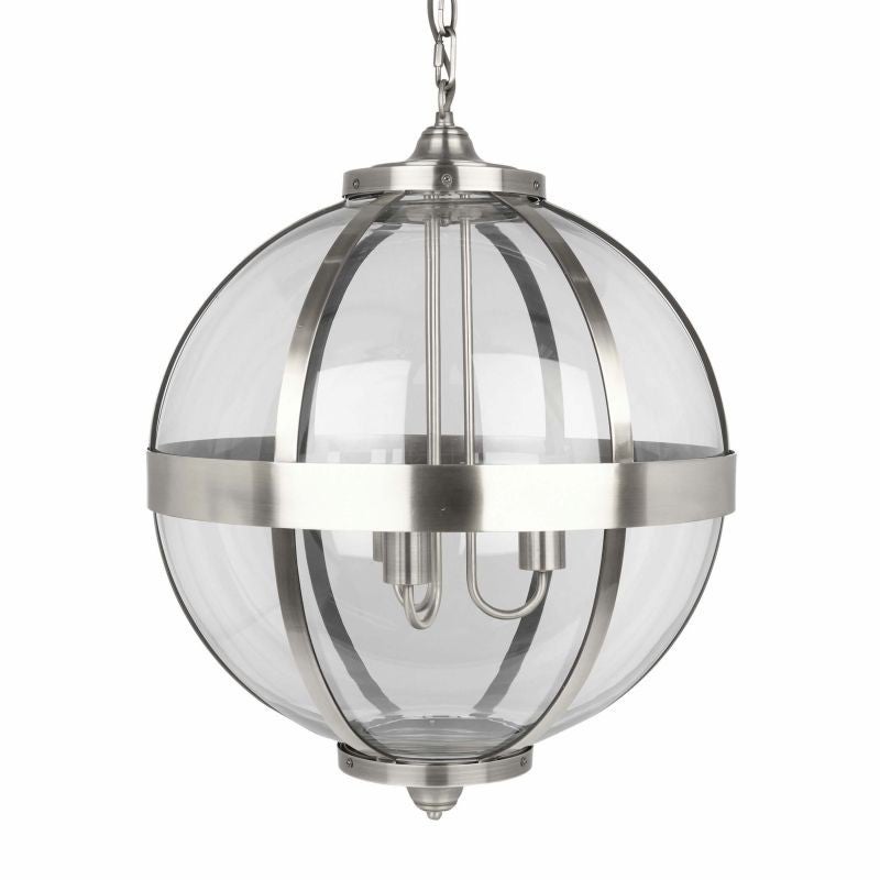 Lámpara de techo Odiham Níquel x3, Laura Ashley | Leroy Merlin