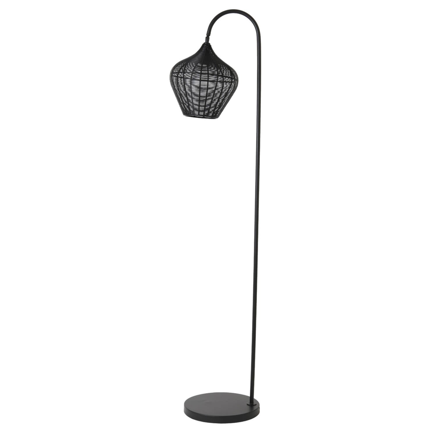 Light & Living - lampadaire - Alvaro - noir - métal - lampe d'ambiance ...