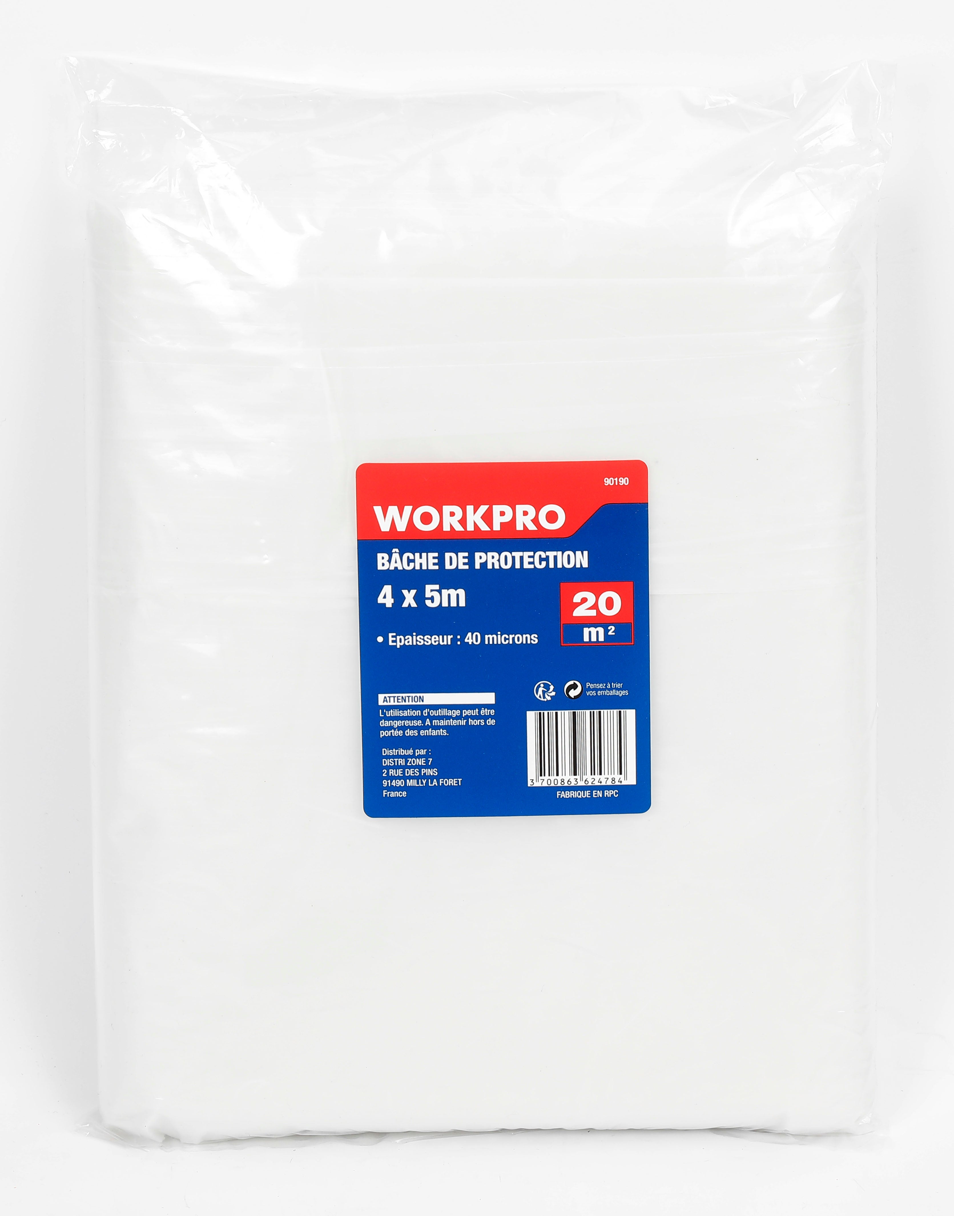 Bâche de protection 4x5m - 20M2 | Leroy Merlin