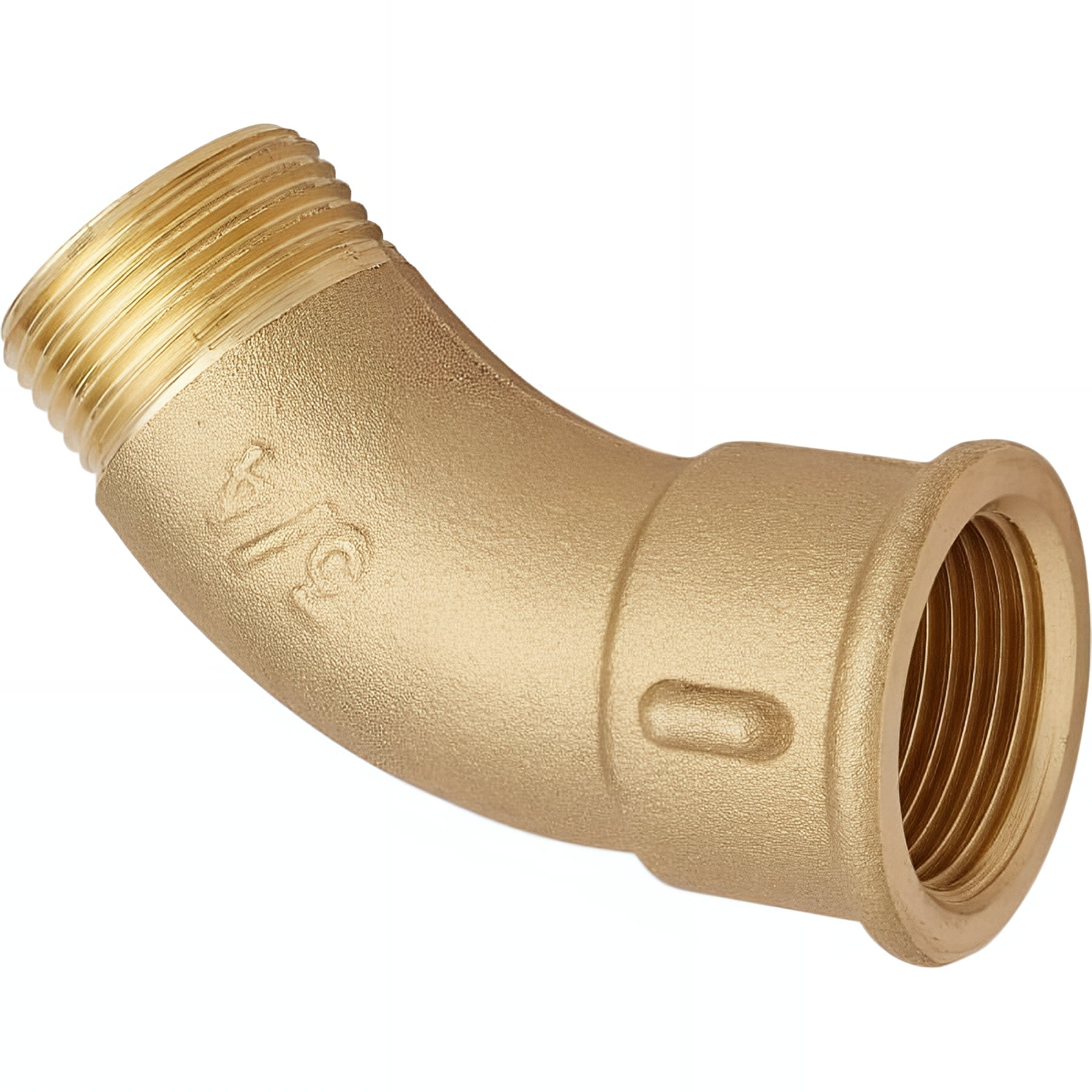 Codo radio grande 45° macho hembra 1"1/2" | Leroy Merlin