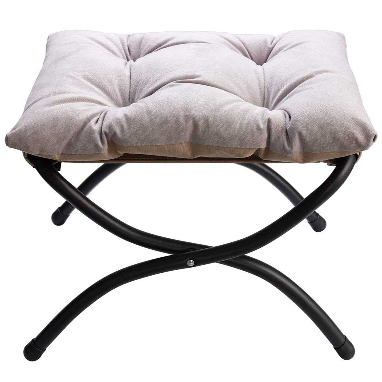Repose Pied Pliable Salon Repose Pied Canape en Métal Tabouret Repose ...