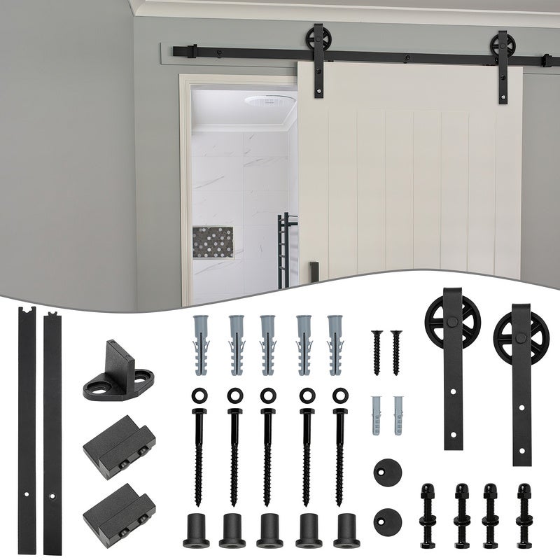 Système porte coulissante Système de porte coulissante Poulie Ferrure ...