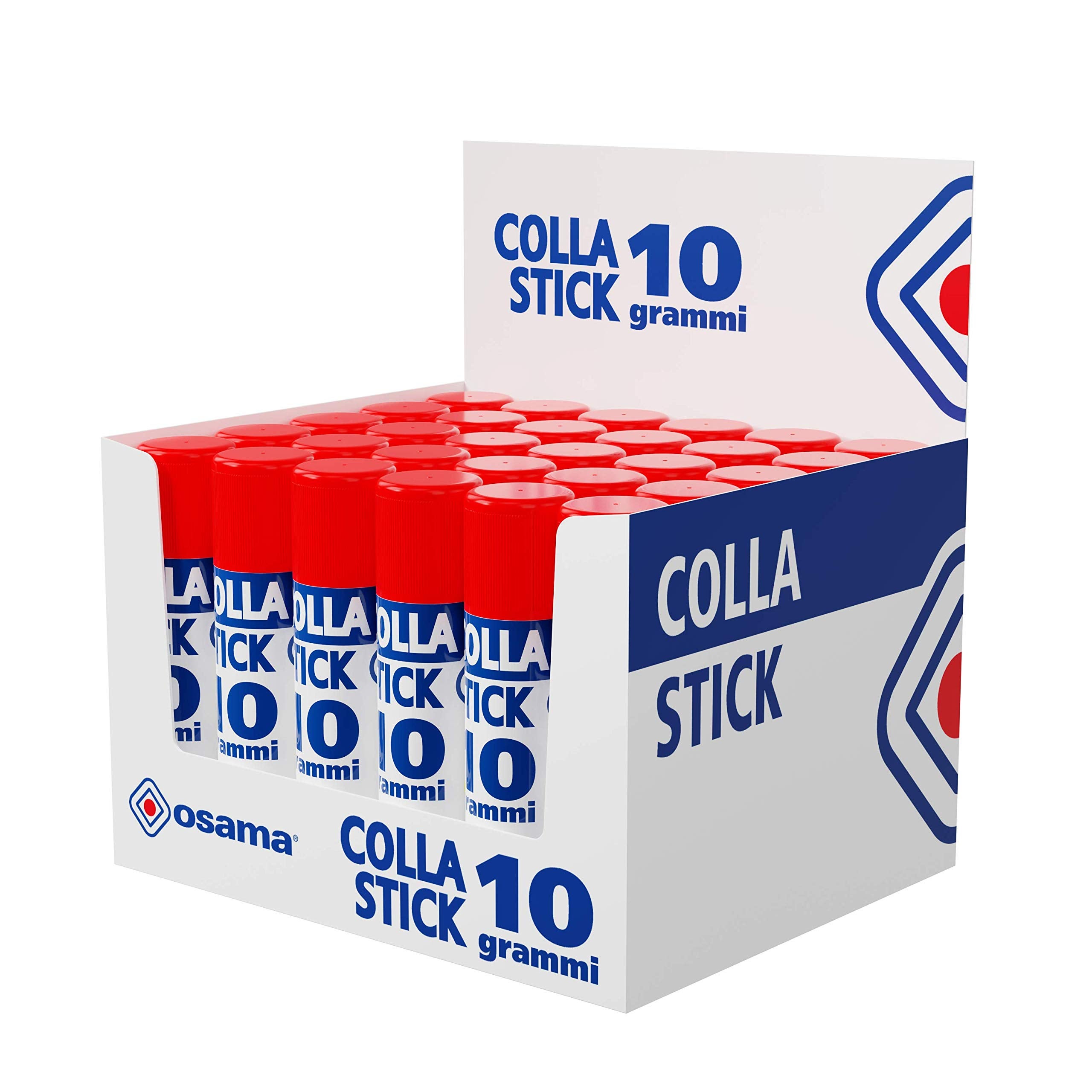 Osama - Colla Stick Extra Forte, Box da 30 Pezzi, 10 gr - Set Colle ...
