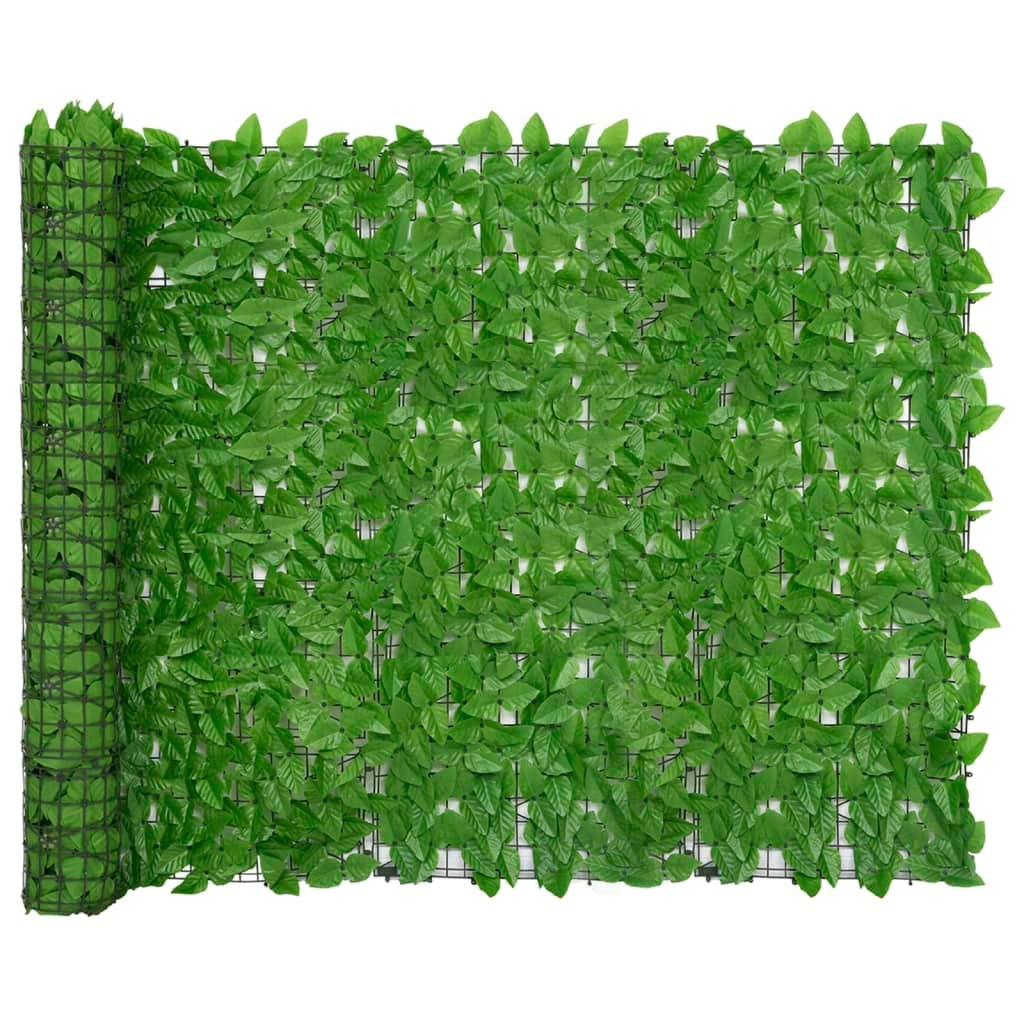 Écran de balcon brise pare vue protection confidentialité avec feuilles ...