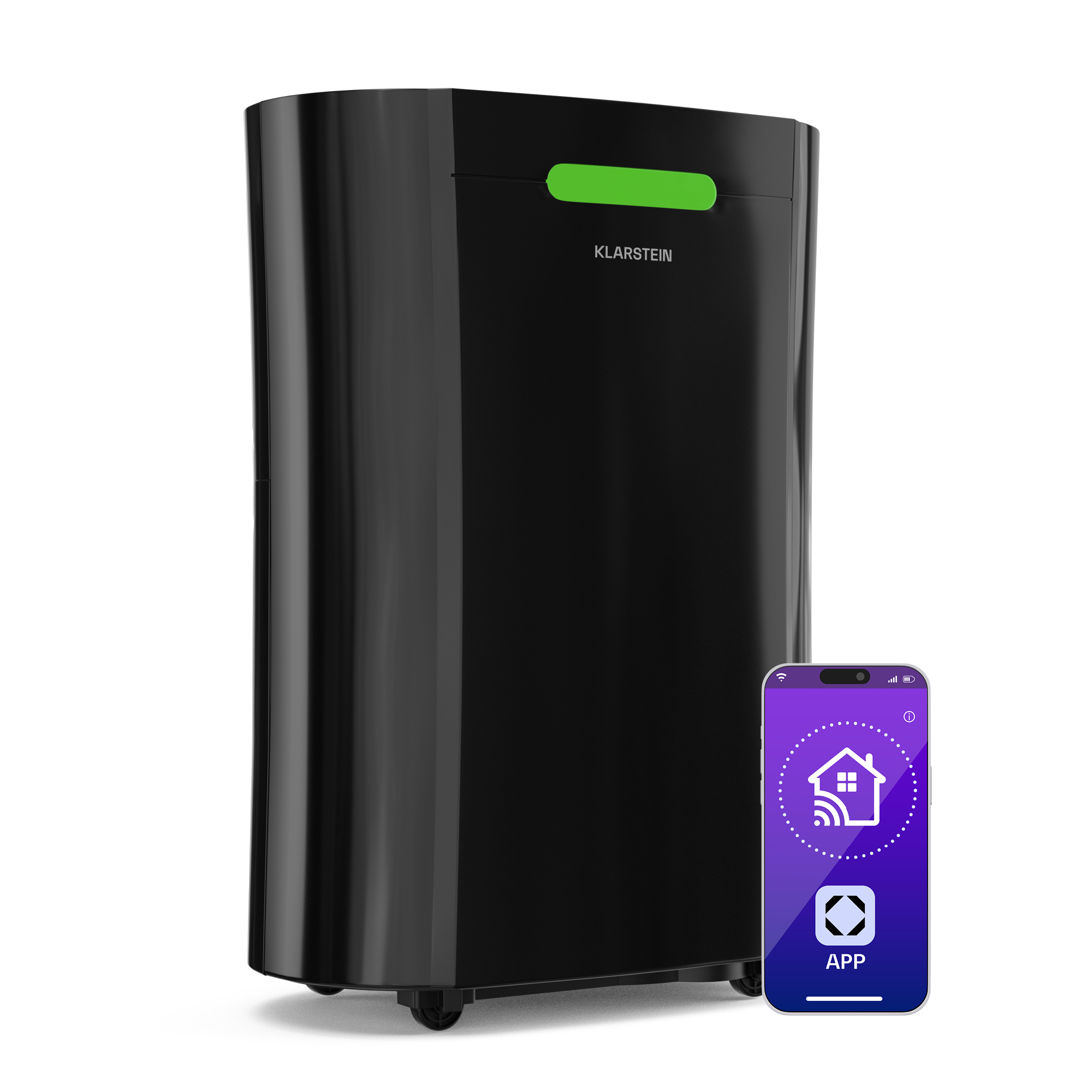 Klarstein AeroDry Smart 12 L Déshumidificateur d'air 12 L/jour 18 m² ...