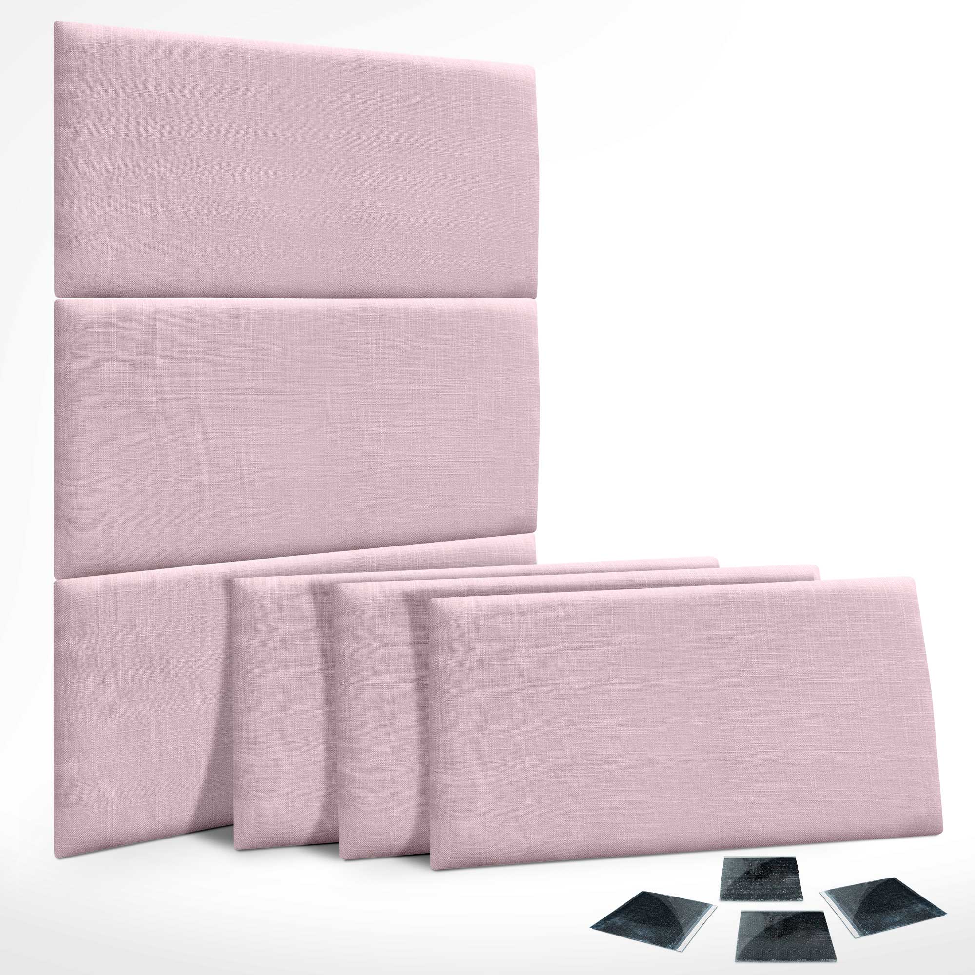 DHOME Juego de 6 Paneles Tapizados de Lino Pack Autoadhesivos para ...