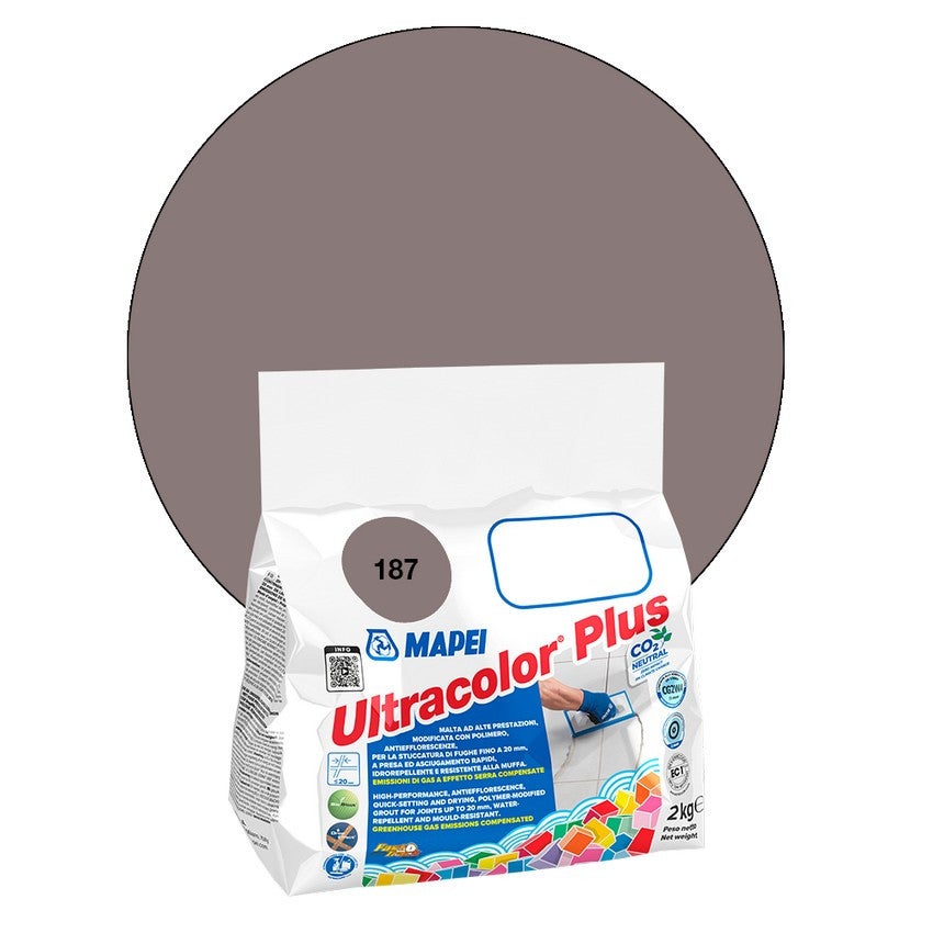 Joint de carrelage ULTRACOLOR PLUS MAPEI - 2 Kg - 187 Lin | Leroy Merlin