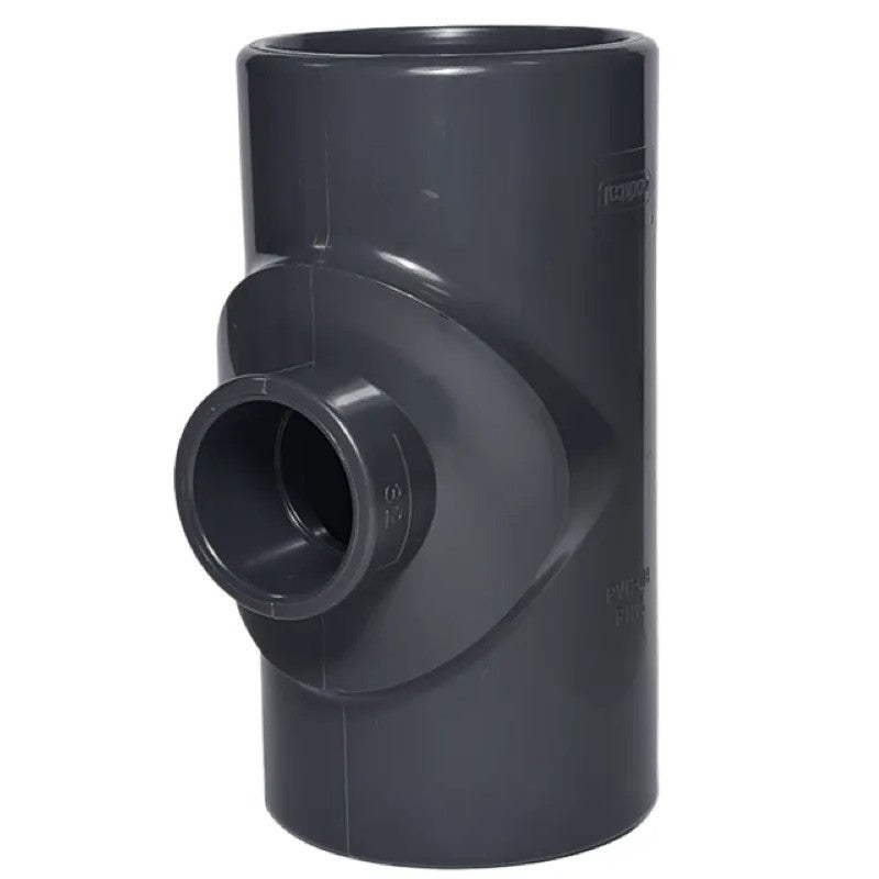 Té 90° réduit PVC pression femelle diamètre 63, 32, 63 | Leroy Merlin
