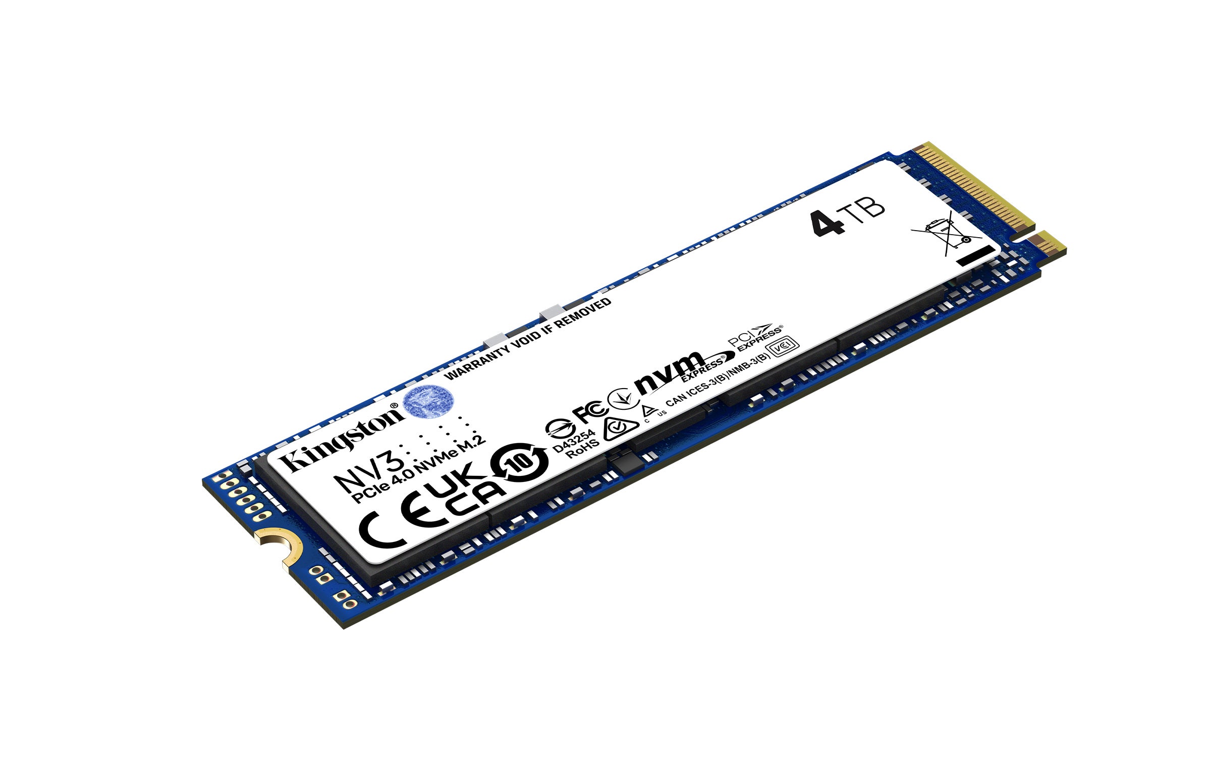 Disque SSD NVMe M.2 2280 NV3 4000G de Kingston Technology | Leroy Merlin
