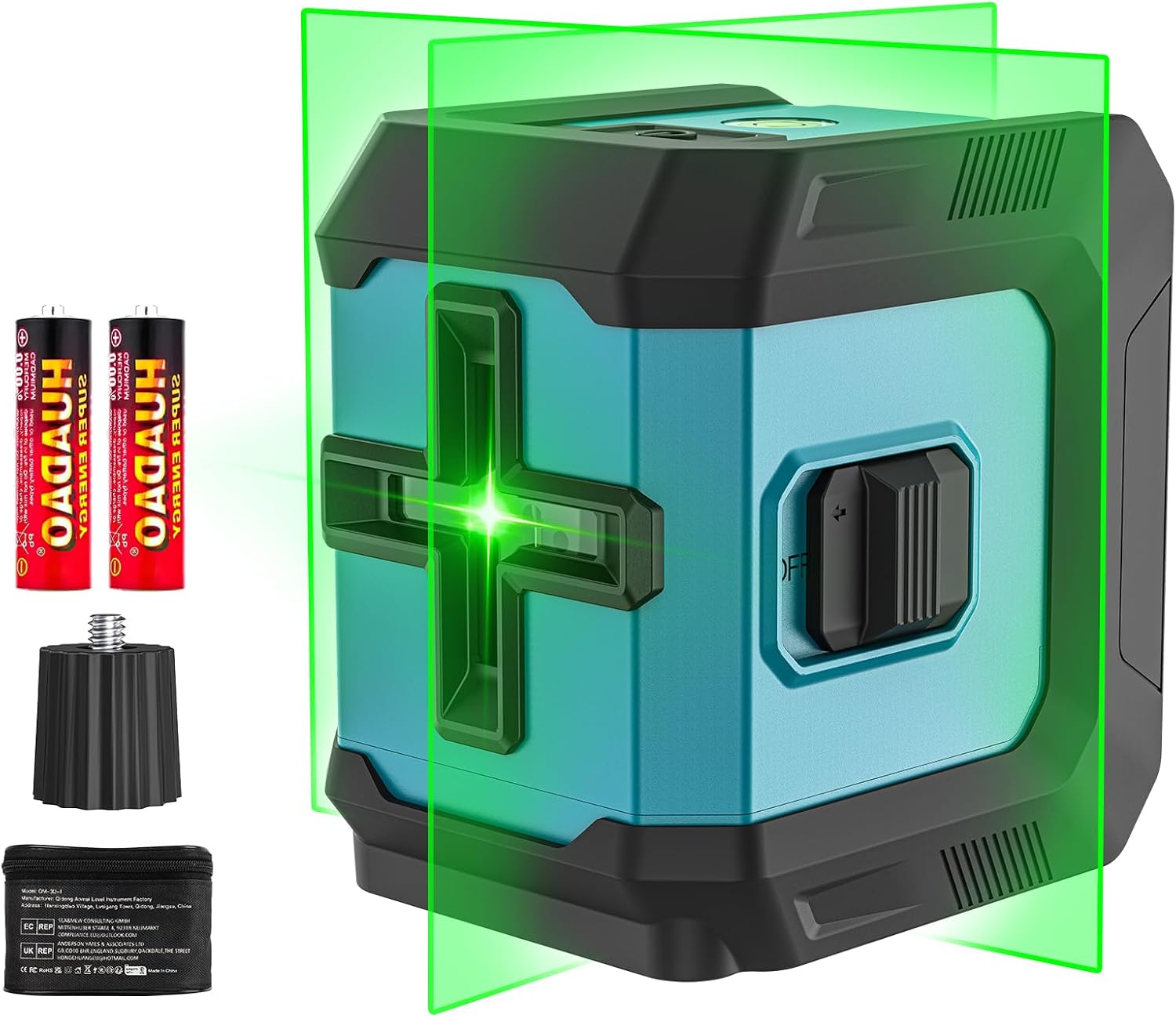Laser autolivellante per cantieri edili: linee incrociate, 4 livelli di ...