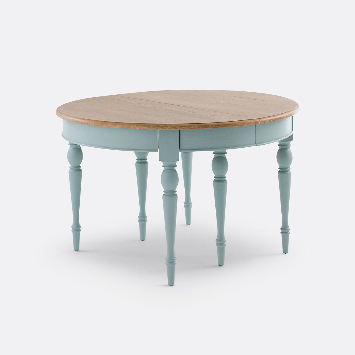 Table extensible de 4 à 12 personnes Angusta - Bleu clair - 12 ...