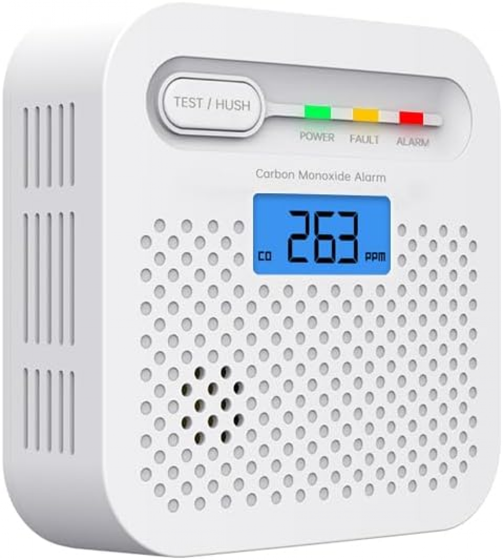 Détecteurs de monoxyde de carbone, alarme CO alimentée par batterie ...