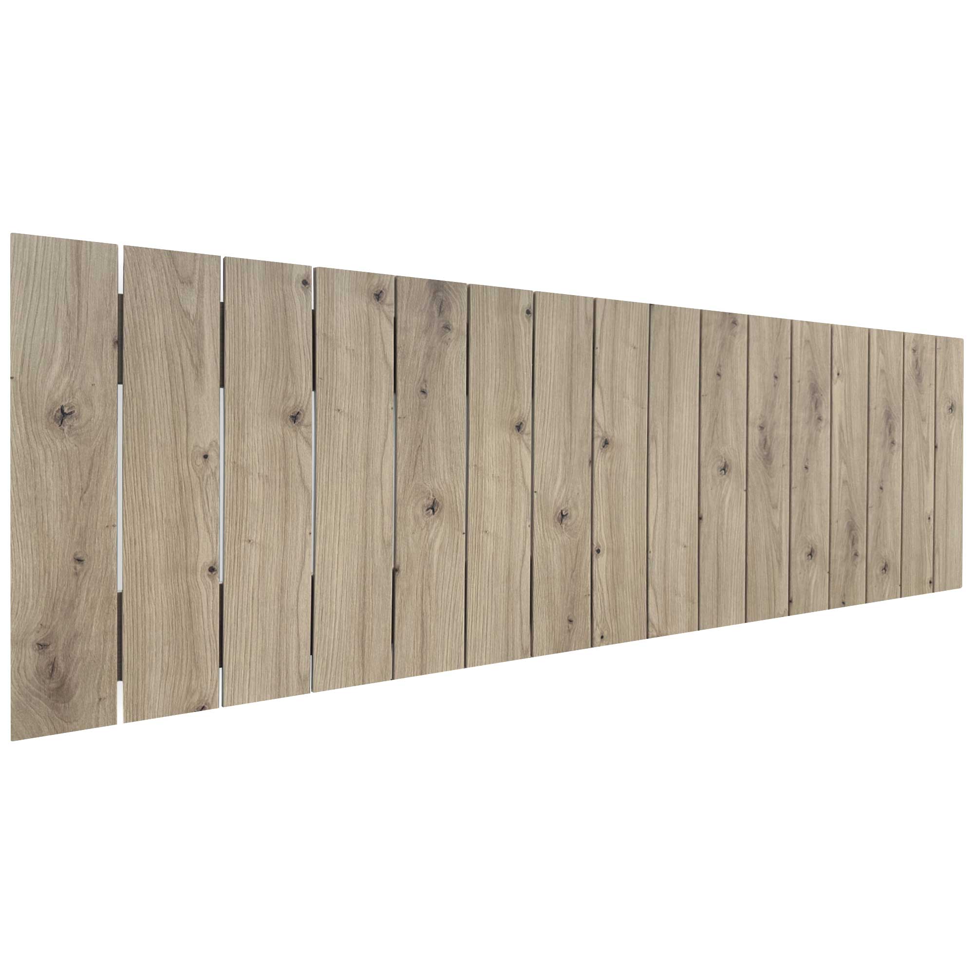 DHOME Tête de lit en bois recyclé MDF Style Palette Verticale Lit en ...