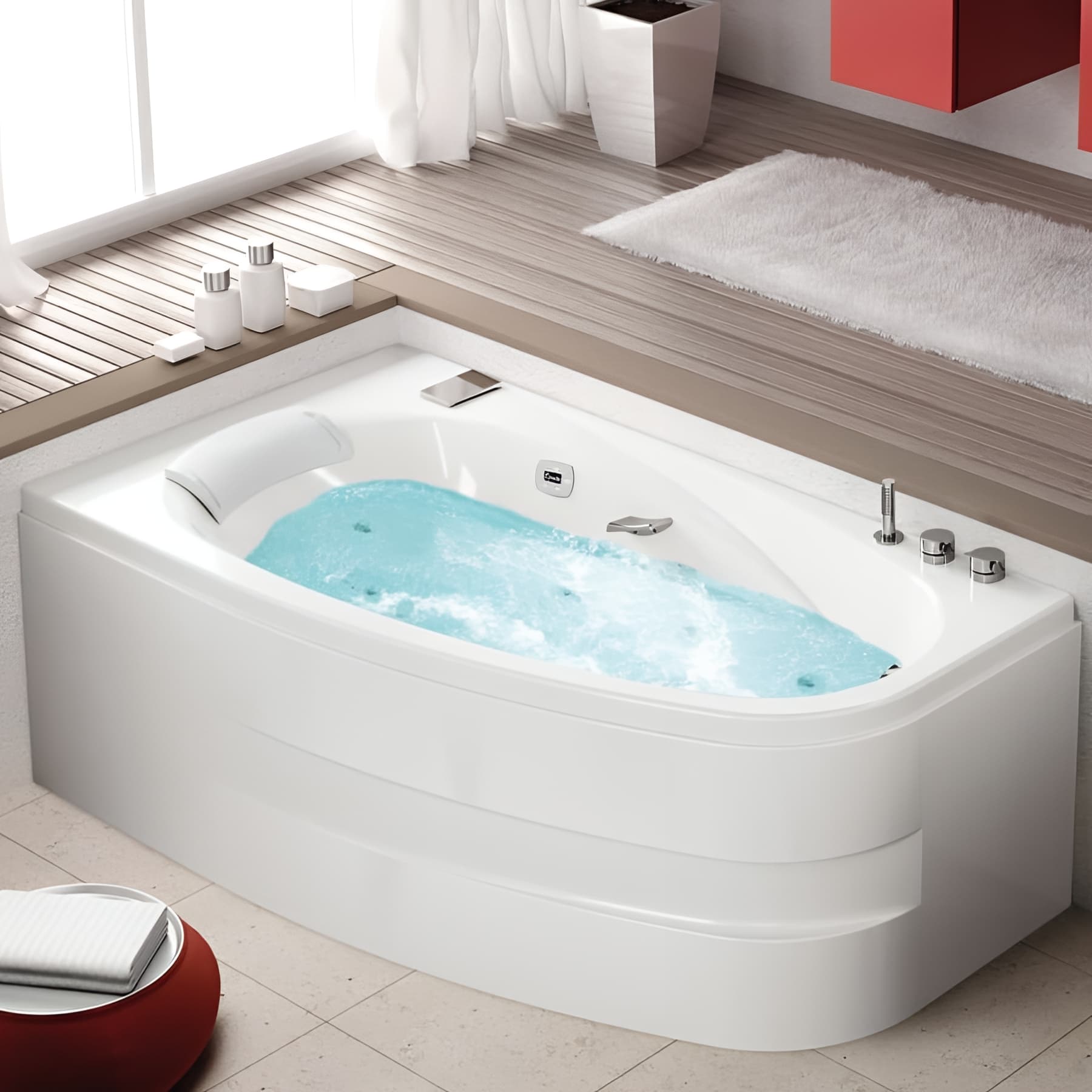 Tablier en acrylique BIOCRYL pour baignoire KINEDO MILONGA 160x90 tête ...