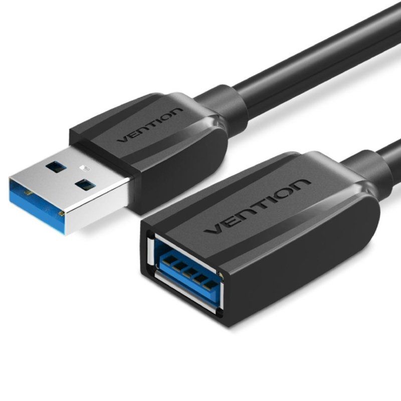Cable Alargador USB 3.0 Vention VAS-A45-B150/ USB Macho - USB Hembra ...