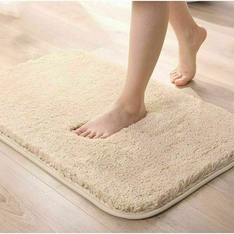 Tapis de Bain Absorbant Antidérapant Extra Epais de Douche pour Salle ...