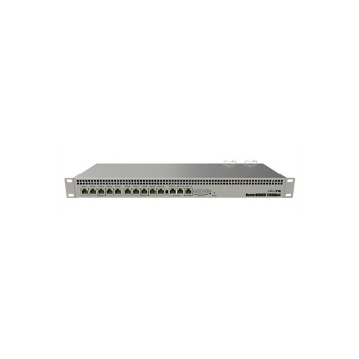 Router Mikrotik RB1100x4 1.4 GHz RJ45 PoE Grigio | Leroy Merlin