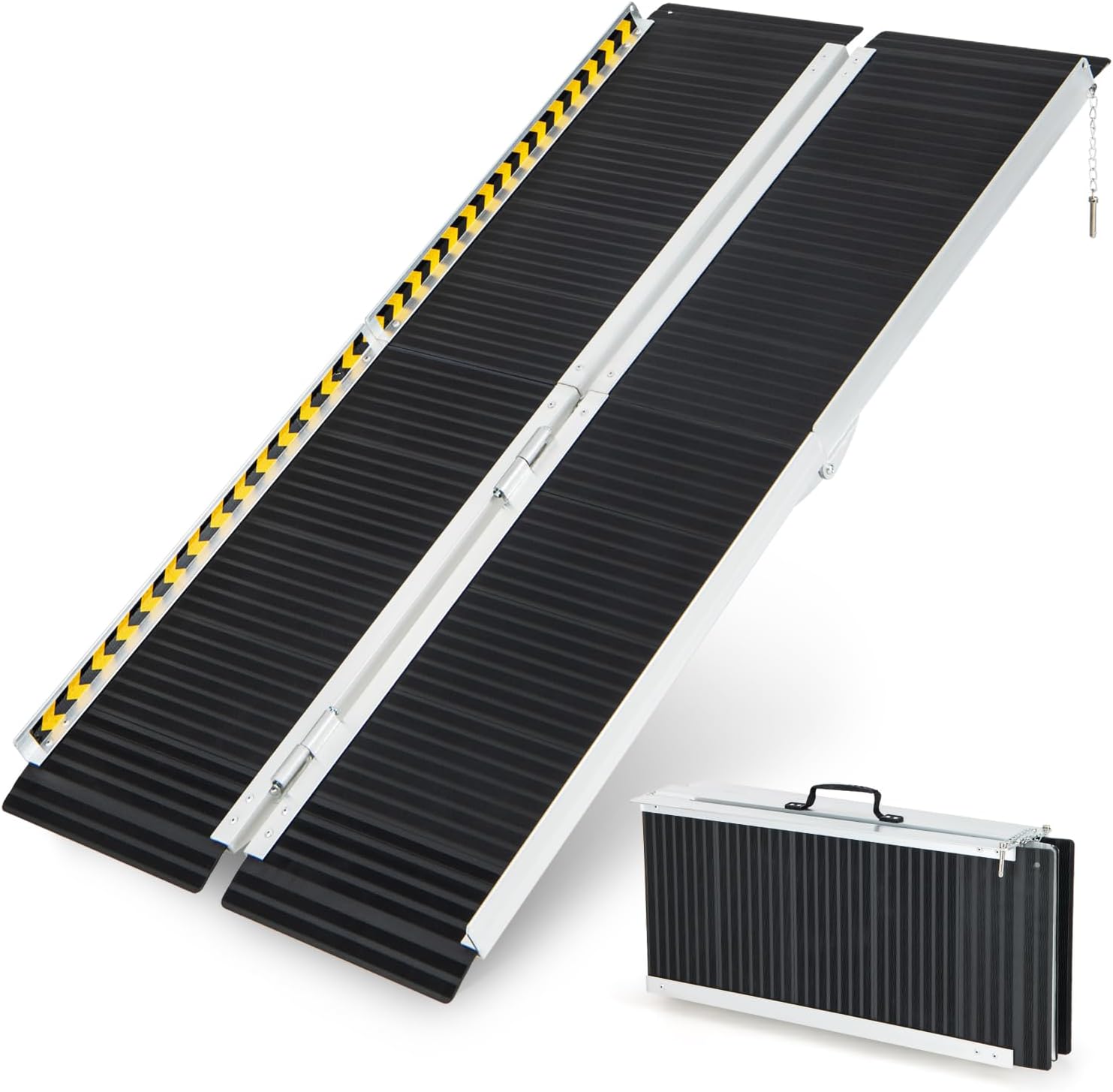 Rampe de Fauteuil Roulant en Aluminium avec Plaque de Transition ...