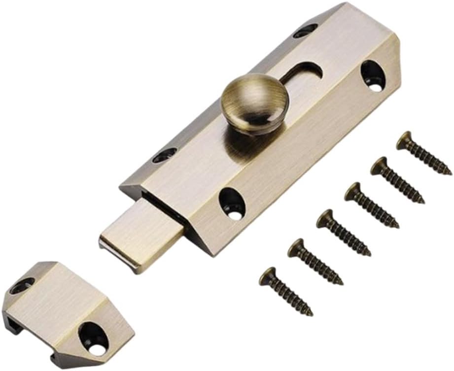 Verrou de sécurité pour porte coulissante, serrure avec vis pour portes ...