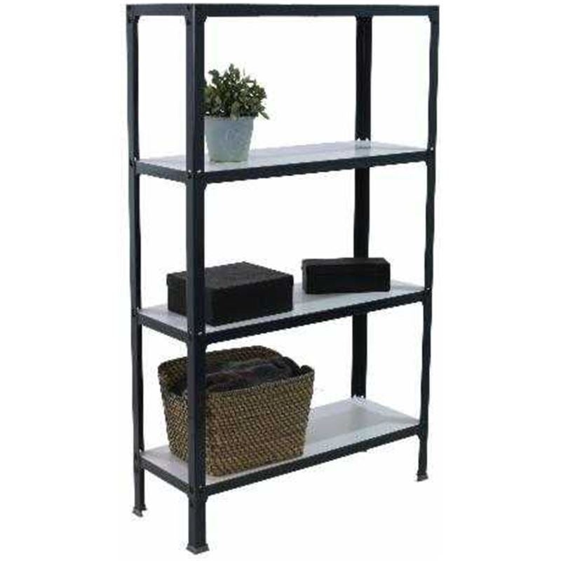 Estanteria SIMONHOME CLICK WOOD PLUS 4/300 ANTRACI/BLANCO - 8425437104466 - Simon Rack | Leroy ...