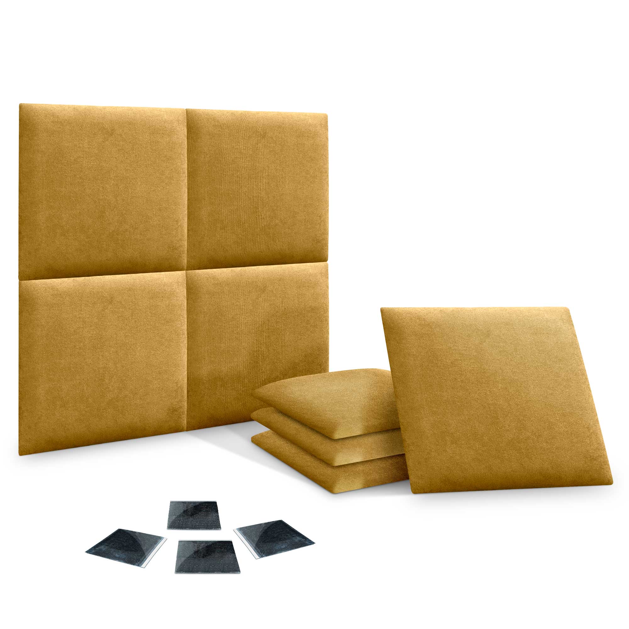 DHOME juego de 8 Paneles Tapizados de Tela Autoadhesivos para Pared ...